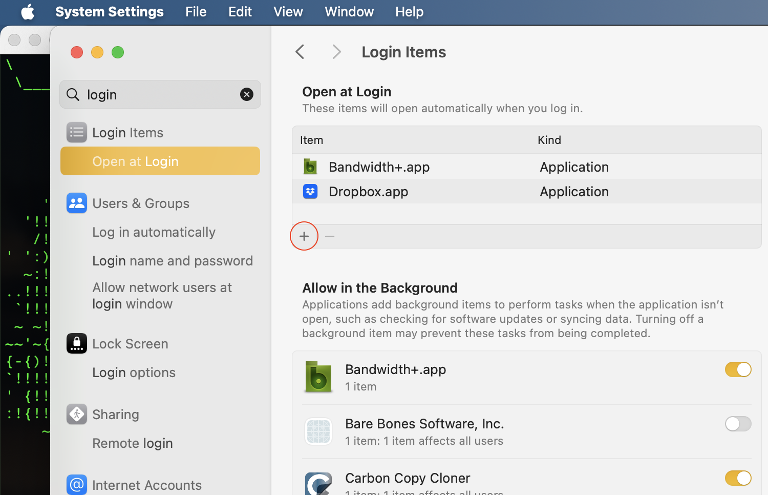 Login Items: How to add them [Sonoma] - Apple Community