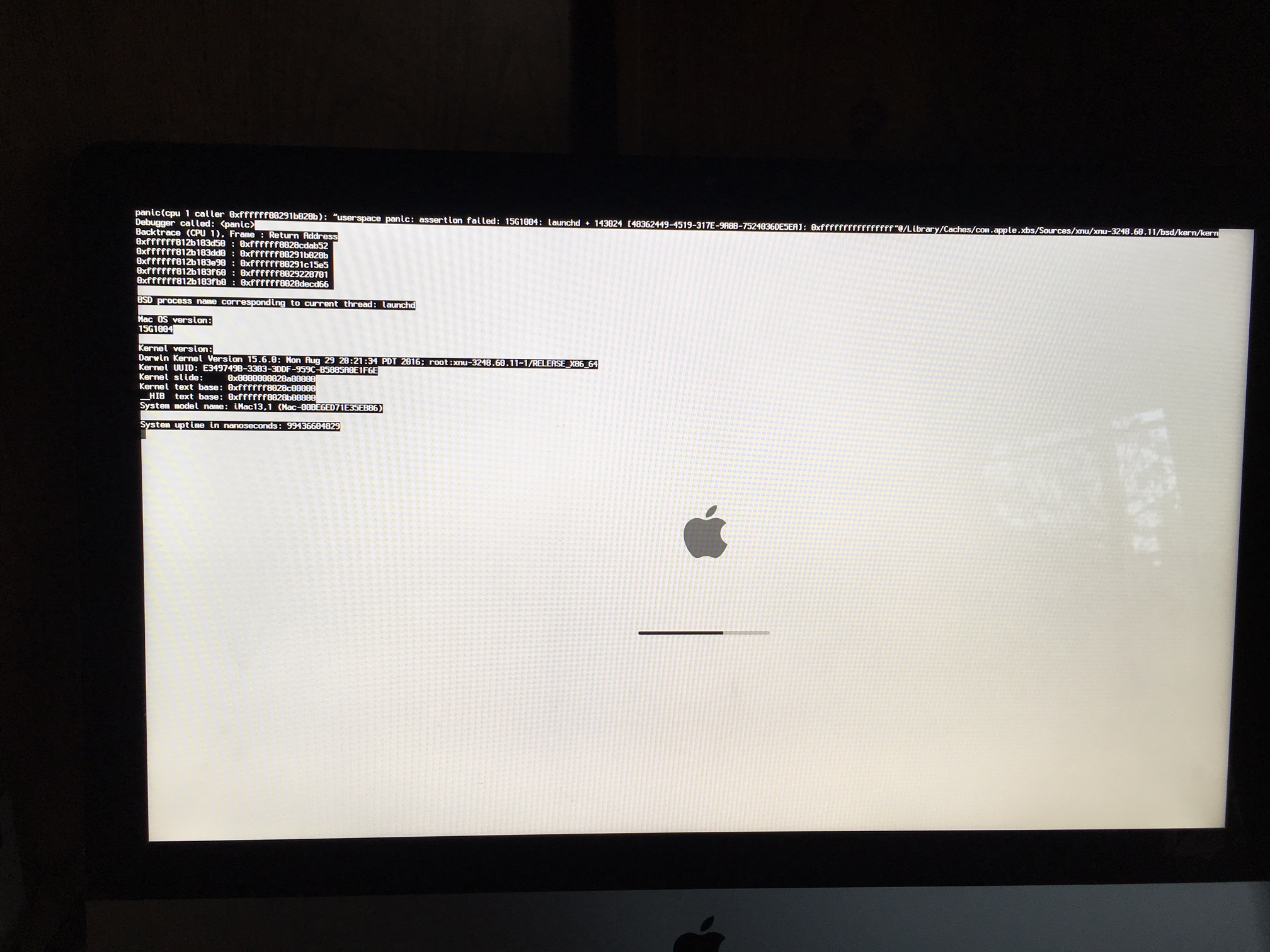 iMac Will not booting after most recent A… - Apple Community