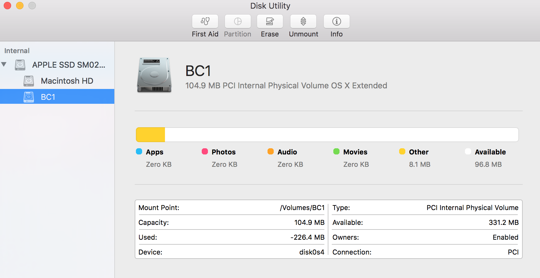 Cannot remove BOOTCAMP partition on el ca… - Apple Community