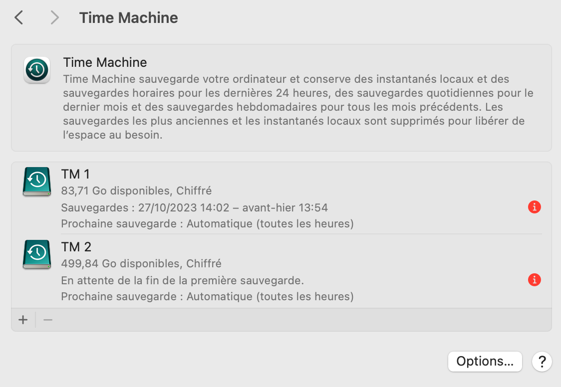 Time Machine : files can't be saved befor… - Apple Community