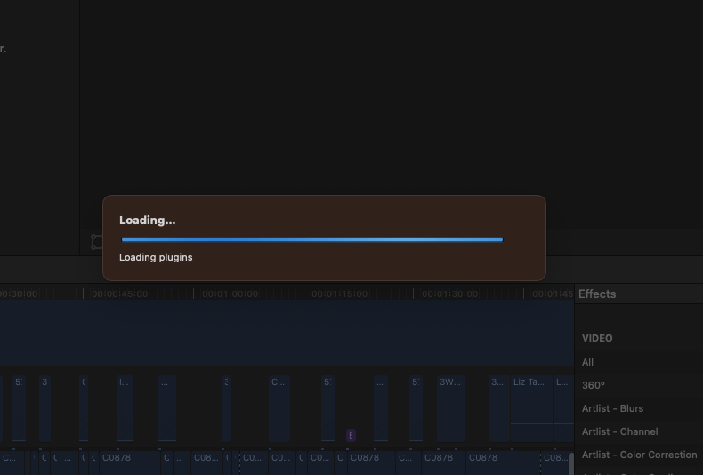 FCP beachballs on 'loading plugins' - Apple Community