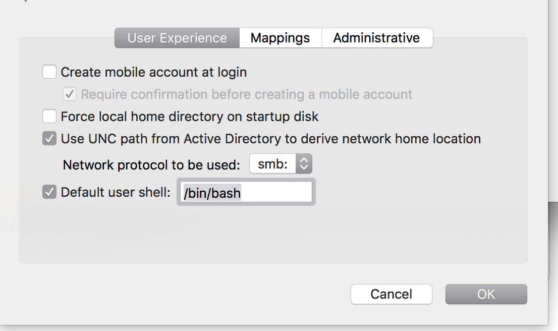 Network home directory user - Link home f… - Apple Community