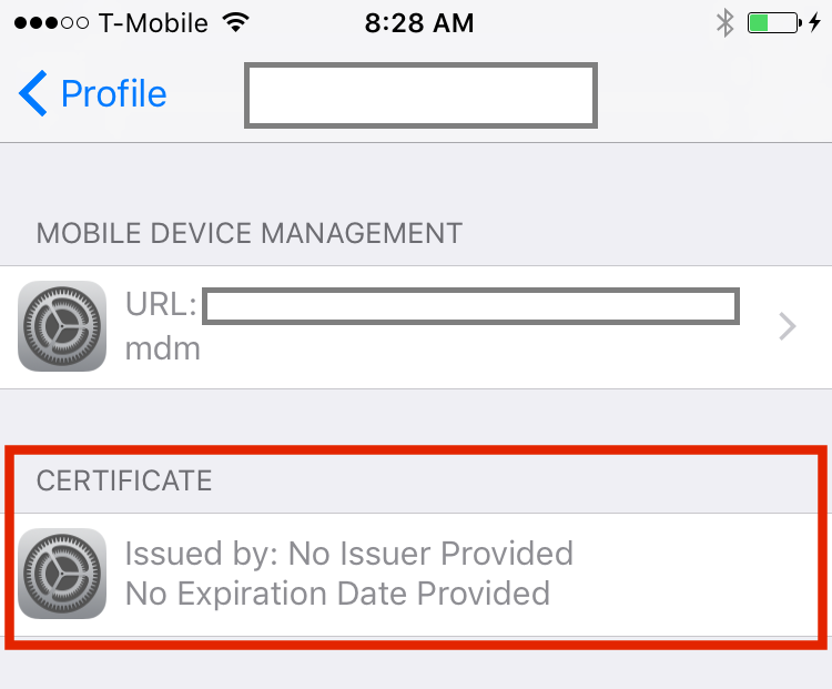 MDM profile becomes corrupted after resto… - Apple Community