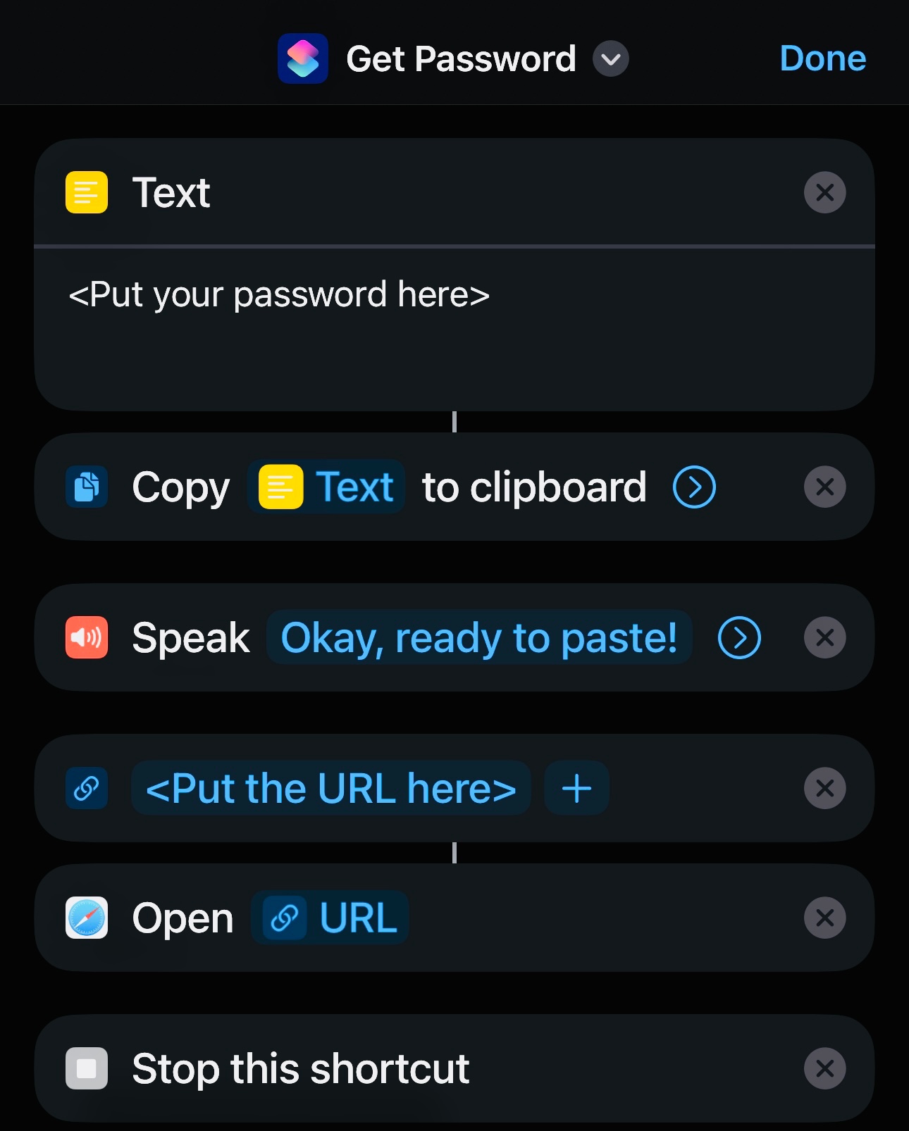 Shortcut for safari url - Apple Community