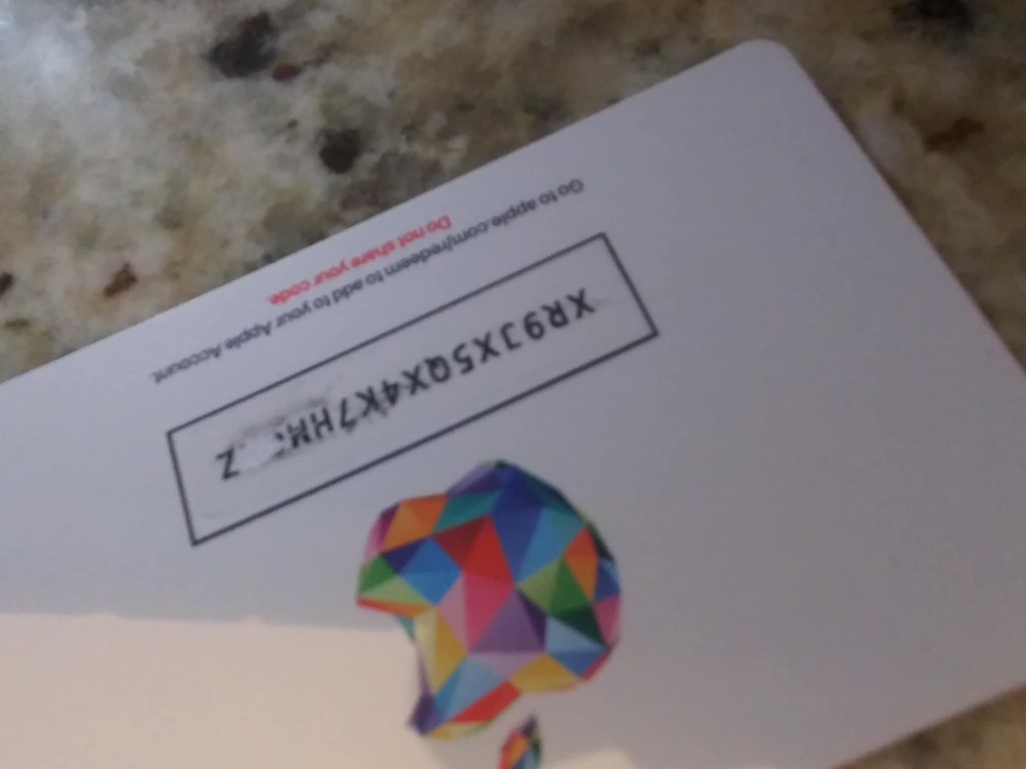 I mistakenly scratched my Apple Card code - Apple Community