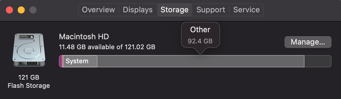 How to get rid of "Other Storage" - Apple Community