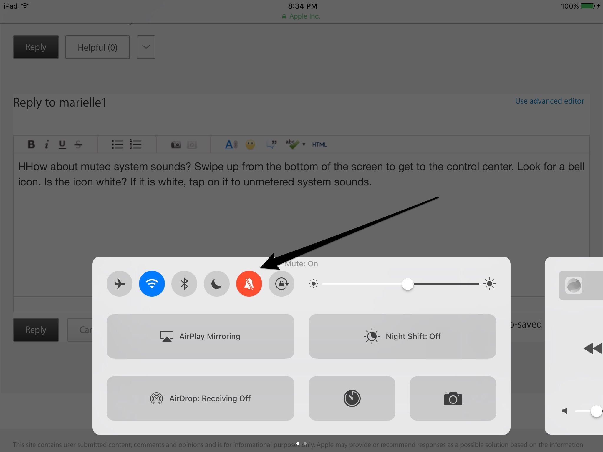My iPad does not ding when new mail arrive - Apple Community