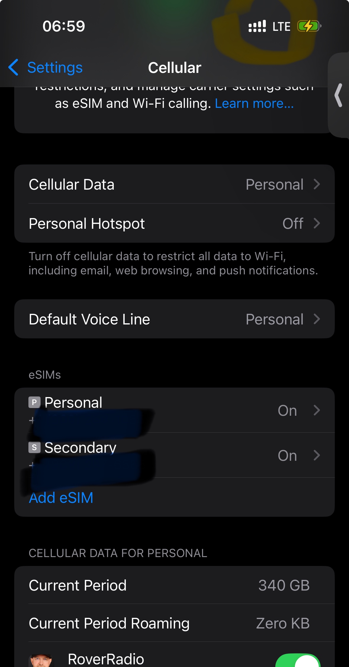 Can I use two eSIMs on my iPhone at the s… - Apple Community