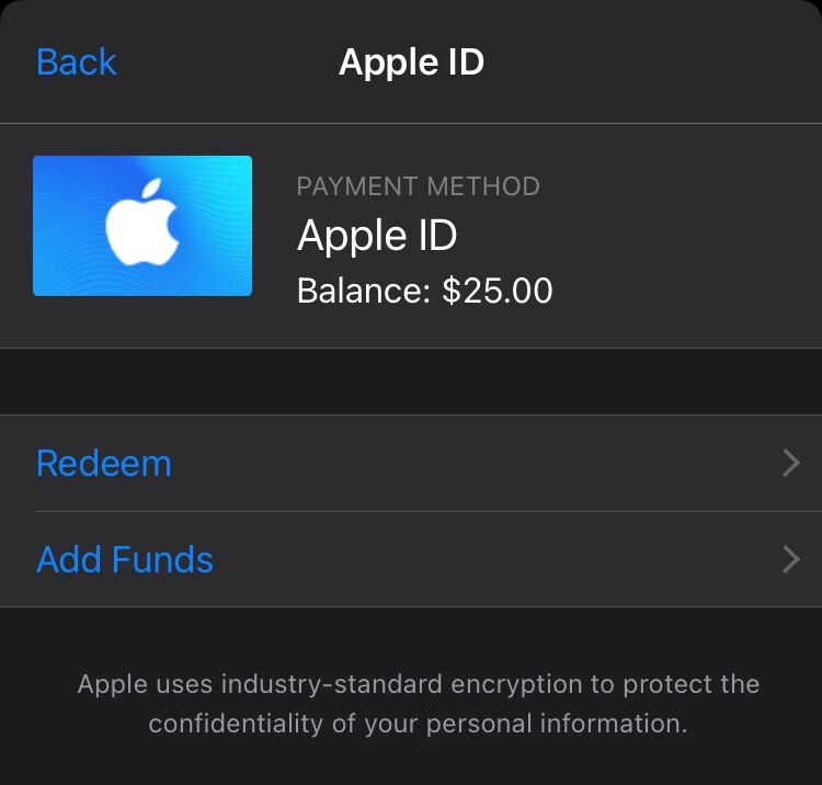 Have funds in Apple ID but can’t use them… - Apple Community