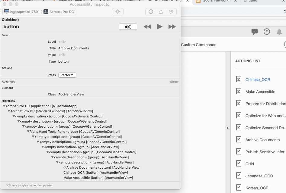 Acrobat DC actions run in applescript or … - Apple Community