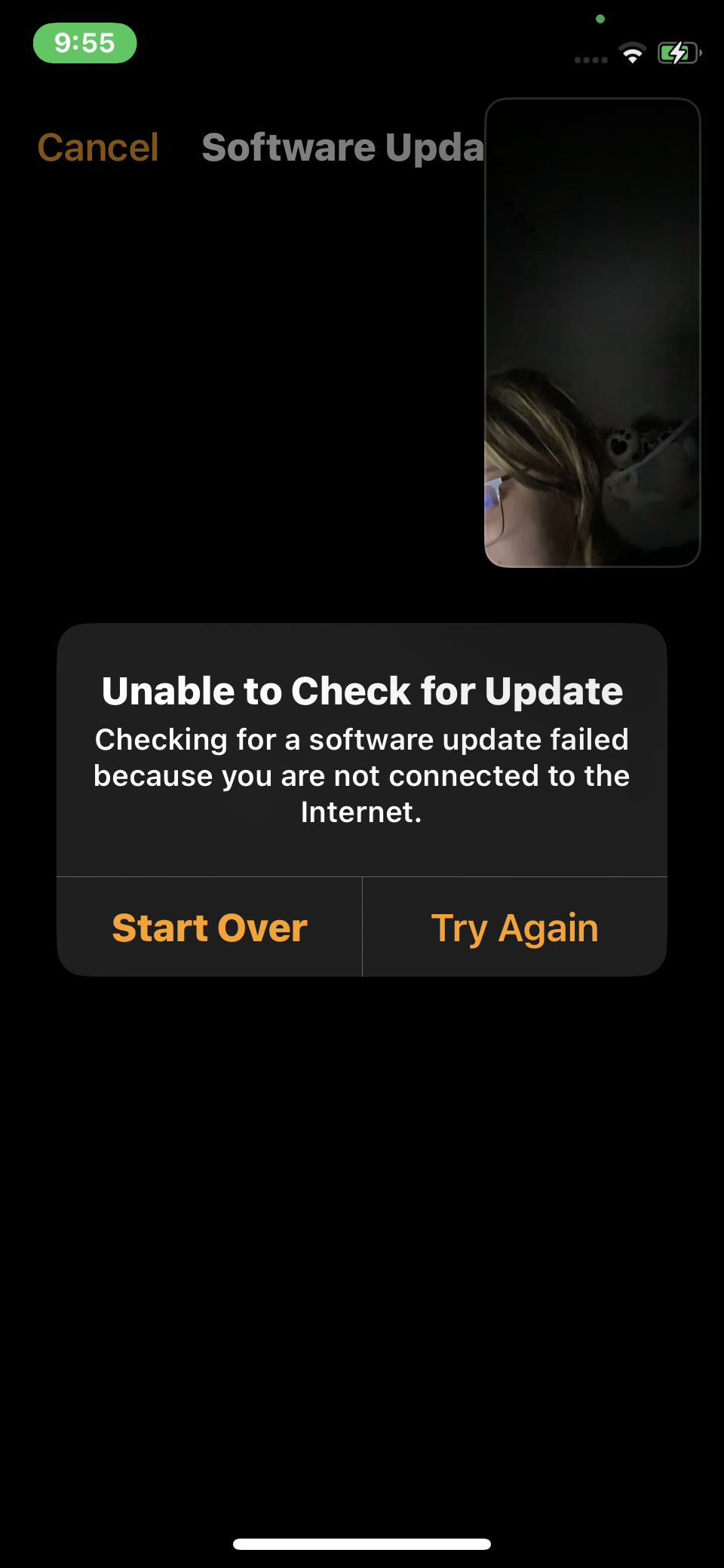 It says I’m not connected to internet whe… - Apple Community
