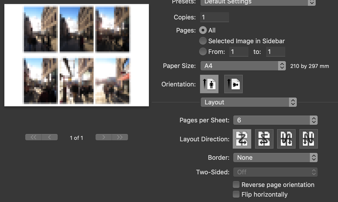 Printing multiple files on one page - Apple Community