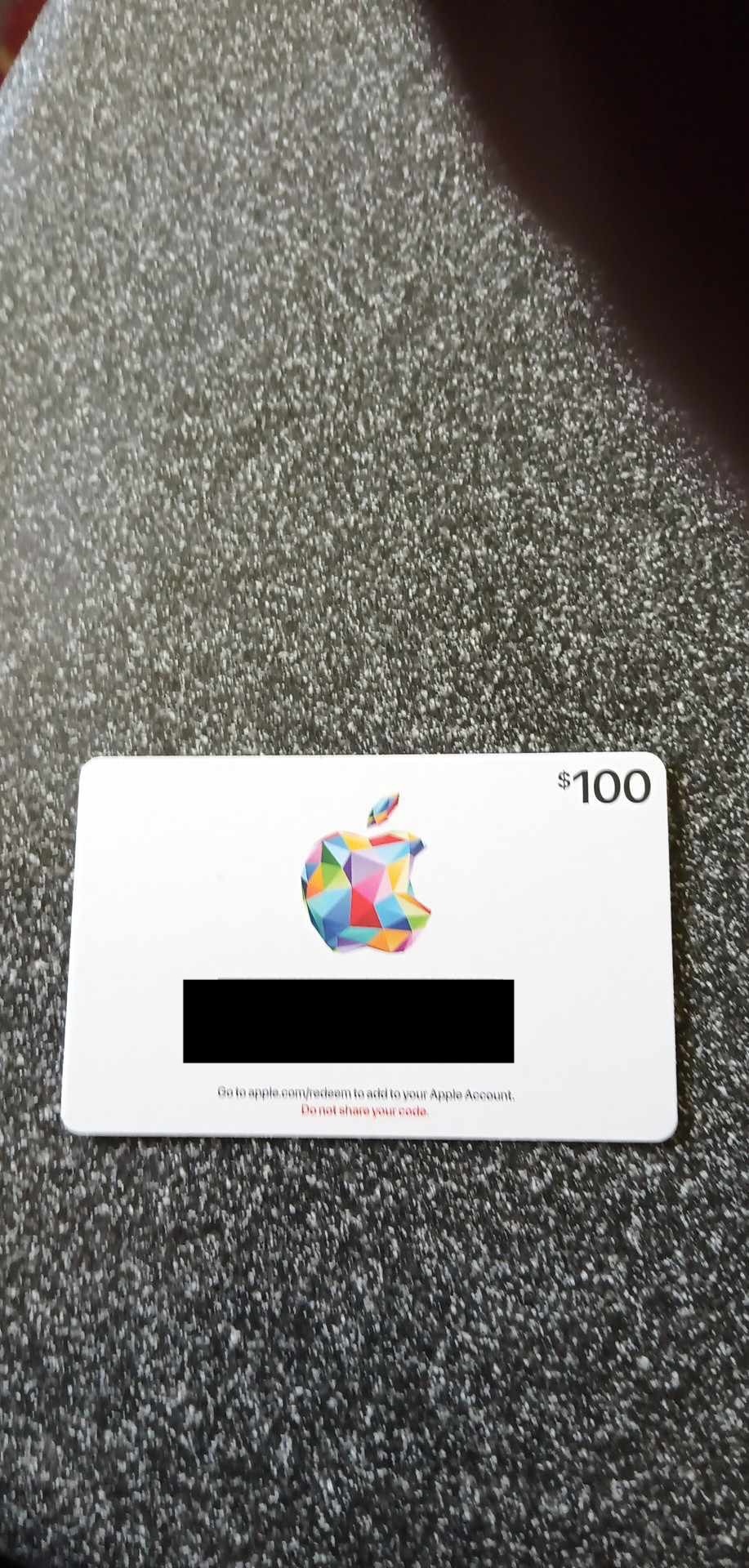 I scratched my apple gift and I lost some… - Apple Community