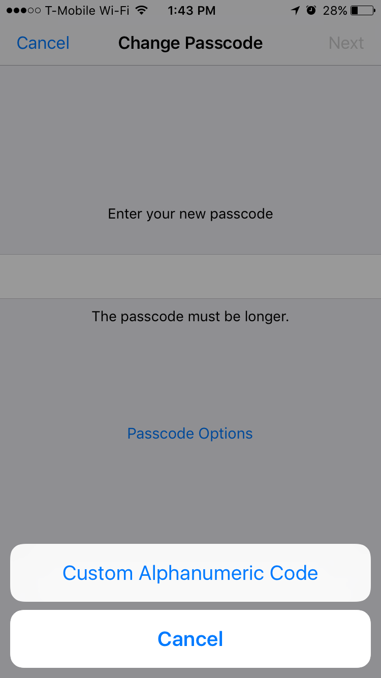 How do I set a 4-digit passcode in iOS 10? - Apple Community