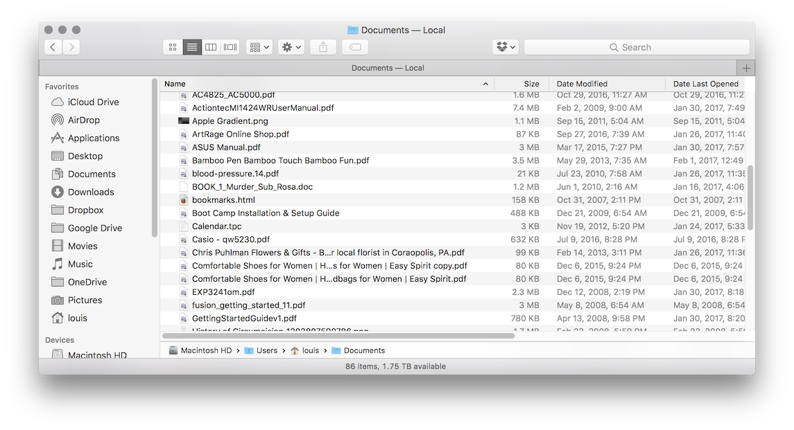 finder: list view column auto size - Apple Community