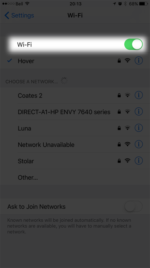I'm Unable to join wifi network? - Apple Community