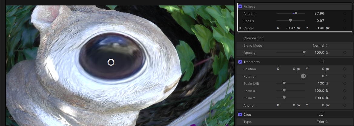 How do I bulge effect in final cut pro X - Apple Community