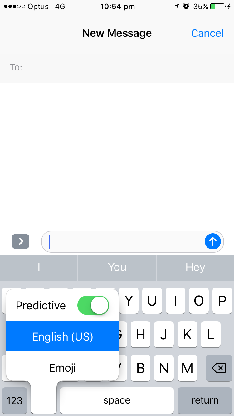 Predictive text randomly disappears - Apple Community