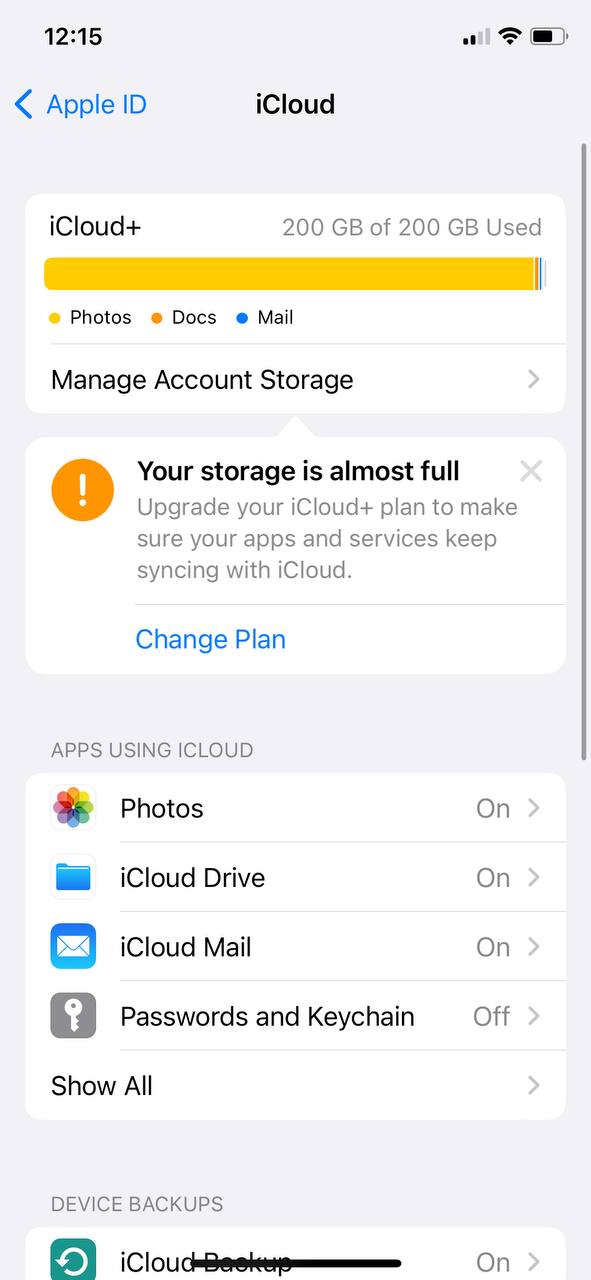 iPhone memory won't free up after uploadi… - Apple Community