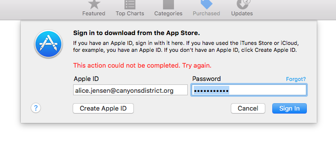 Apple ID doesn't work on Mac in App Store… - Apple Community