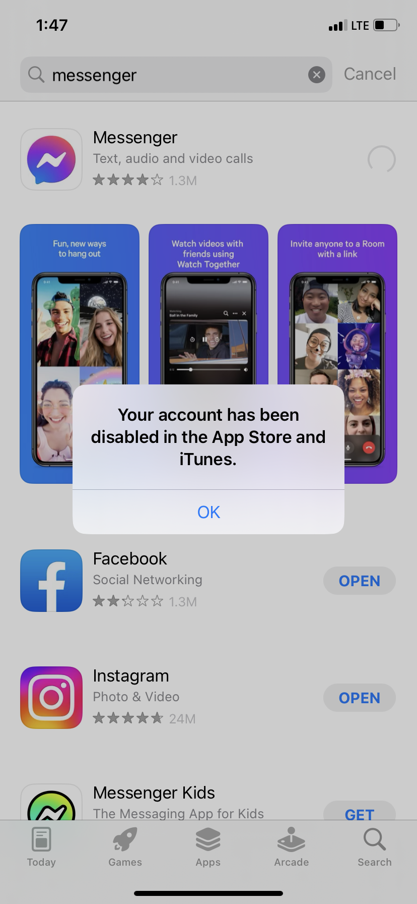 Your account has been disabled in the App… - Apple Community
