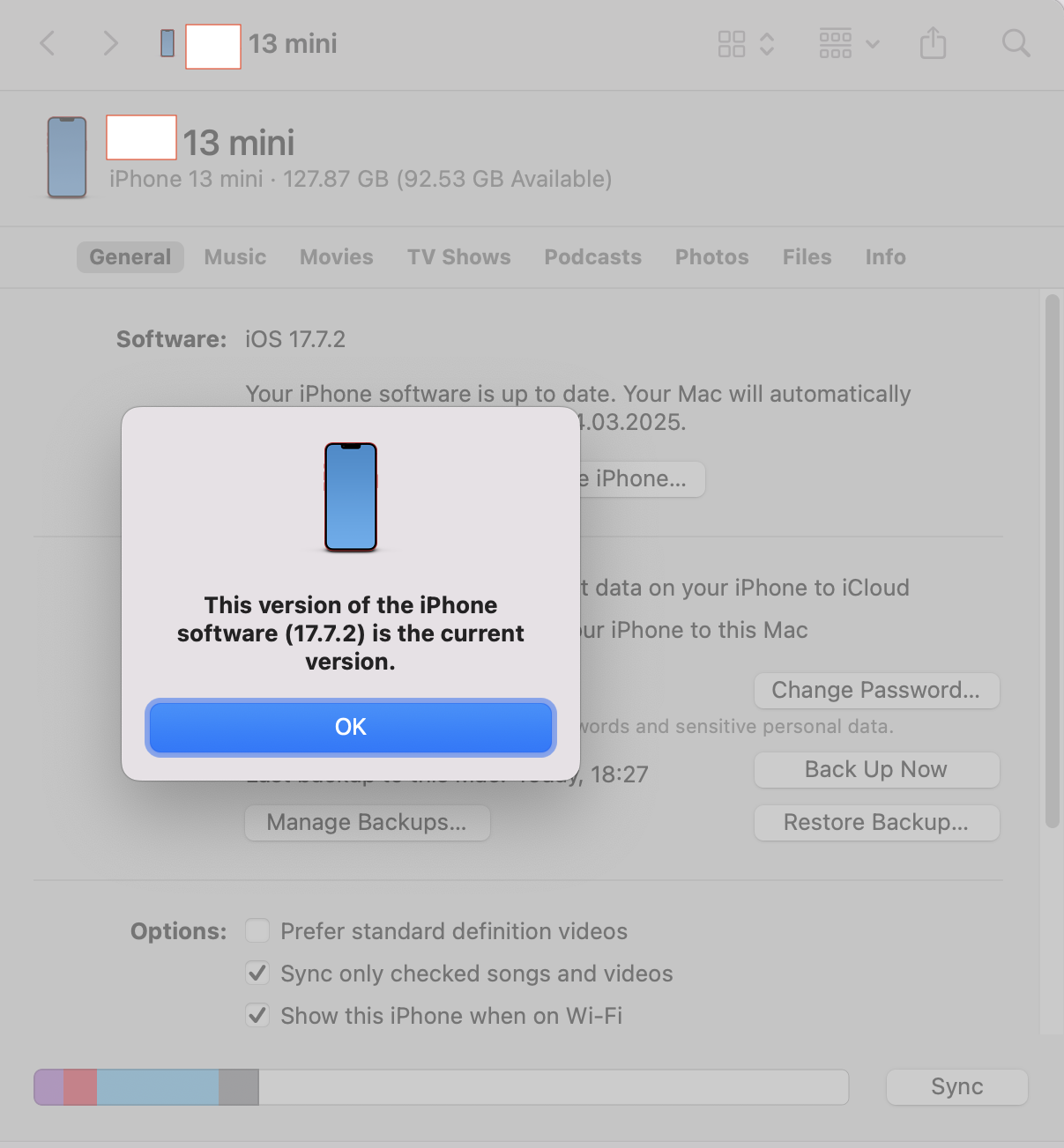 Finder not showing latest iOS update - Apple Community
