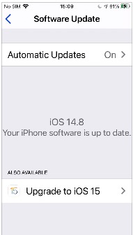 iPhone SE update to IOS15 - Apple Community