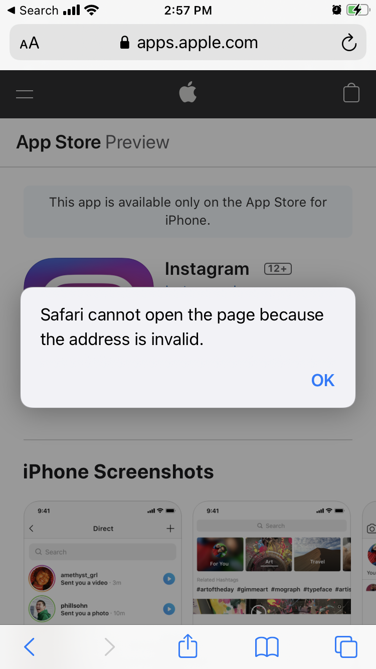 My iPhone AppStore is gone missing. If I … - Apple Community