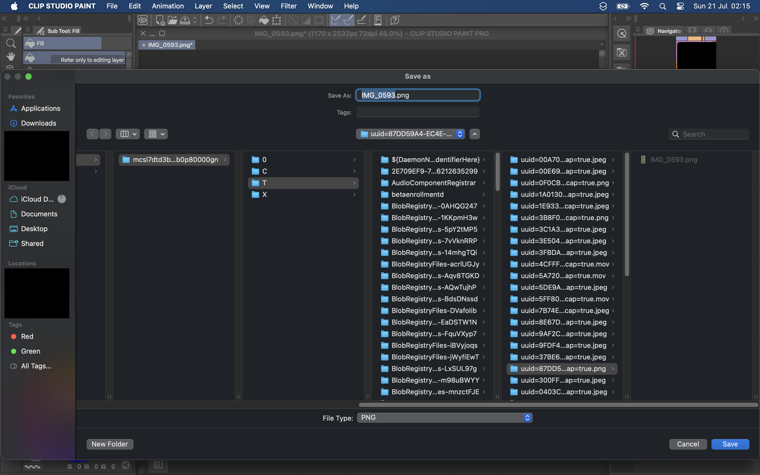 Suggested file pathway after clicking "Sa… - Apple Community