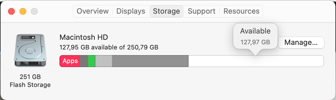 I cannot create a Bootcamp partition but … - Apple Community
