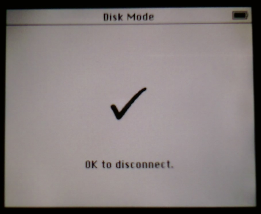 What does the disc mode screen look like … - Apple Community
