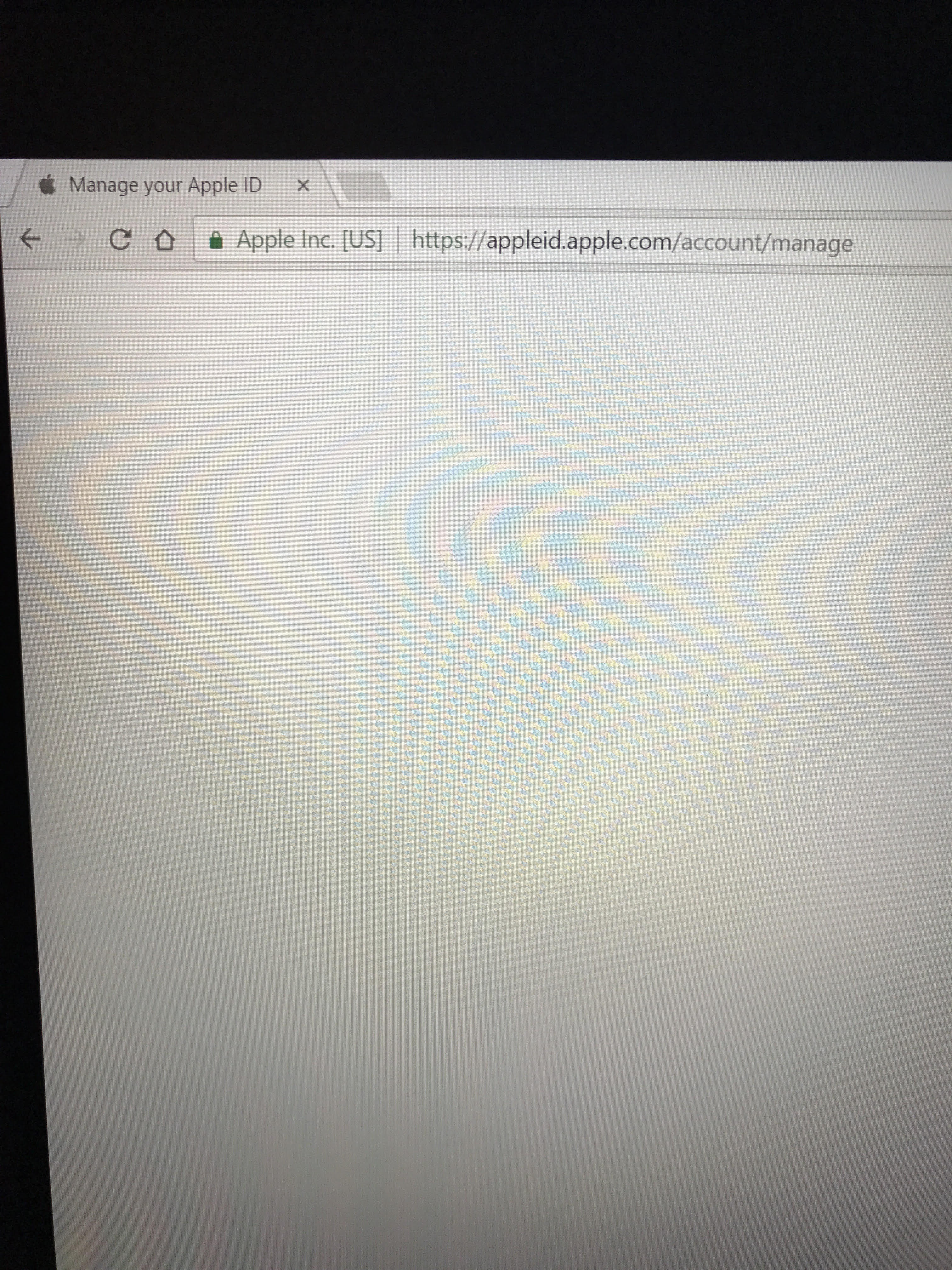Apple ID website wont load - Apple Community