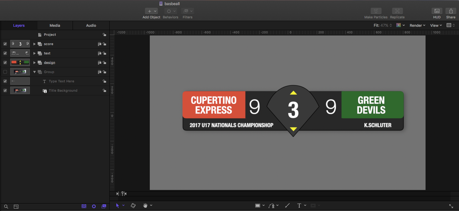 Baseball/Softball Score Bug (including Ou… - Apple Community