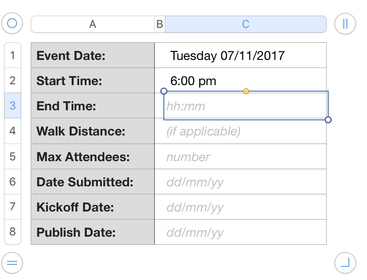 Add placeholder text in Numbers - Apple Community