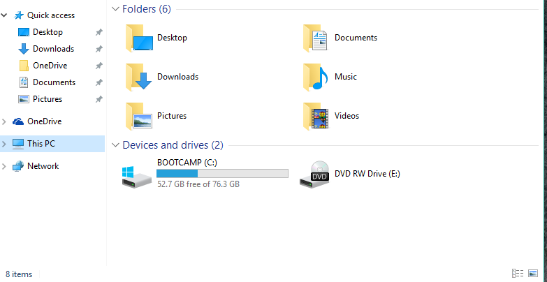 Bootcamp: File sharing between partitions - Apple Community