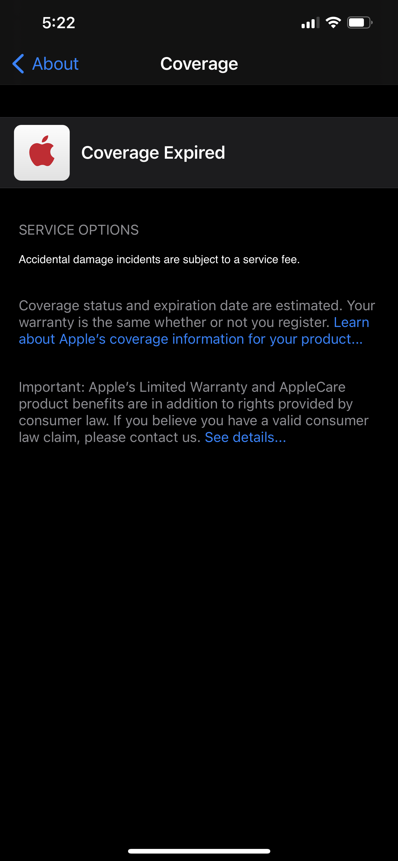 Iphone coverage expired in just 25 days - Apple Community