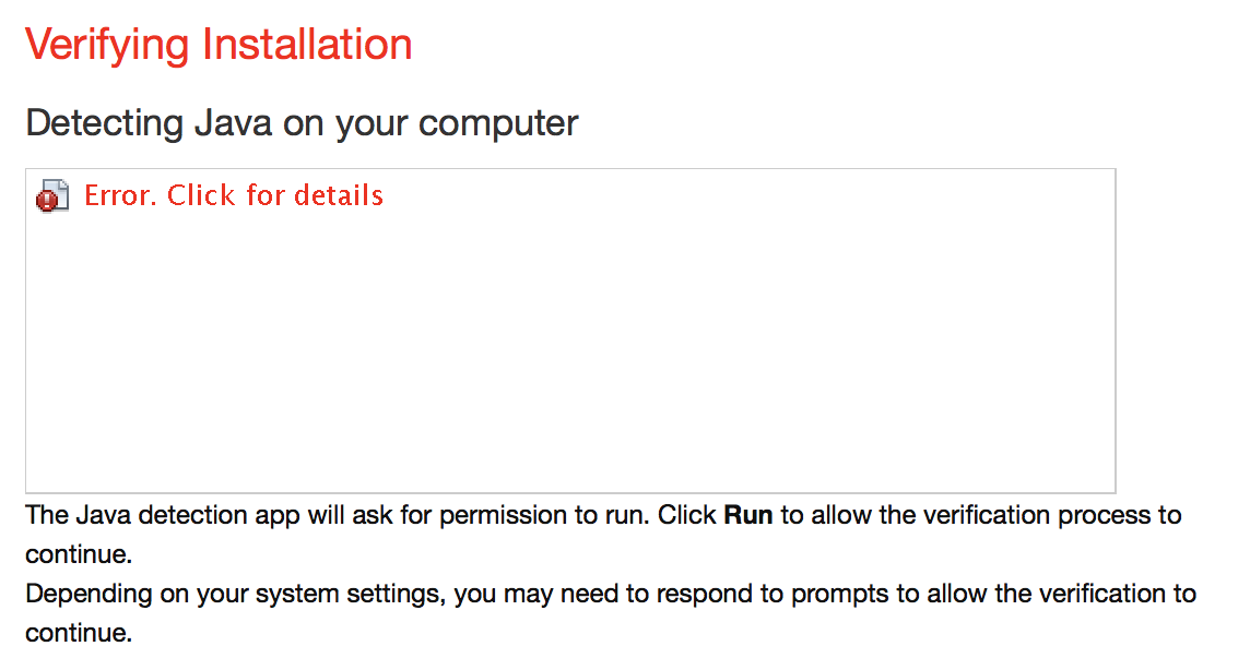 Java fails - Apple Community