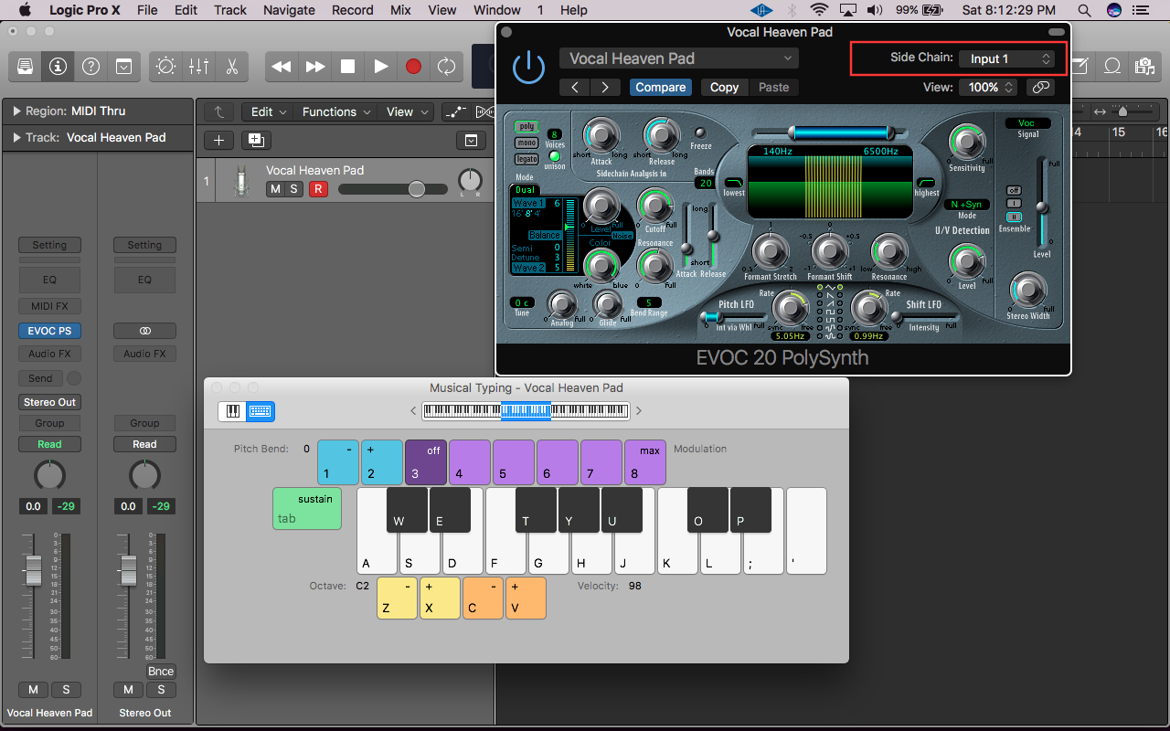 vocoder in logic pro x - Apple Community