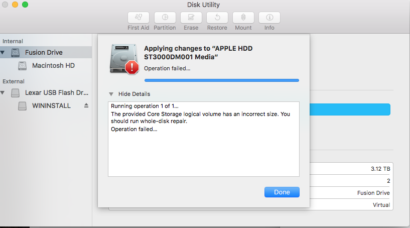 Partitioning Error in Boot Camp - Apple Community