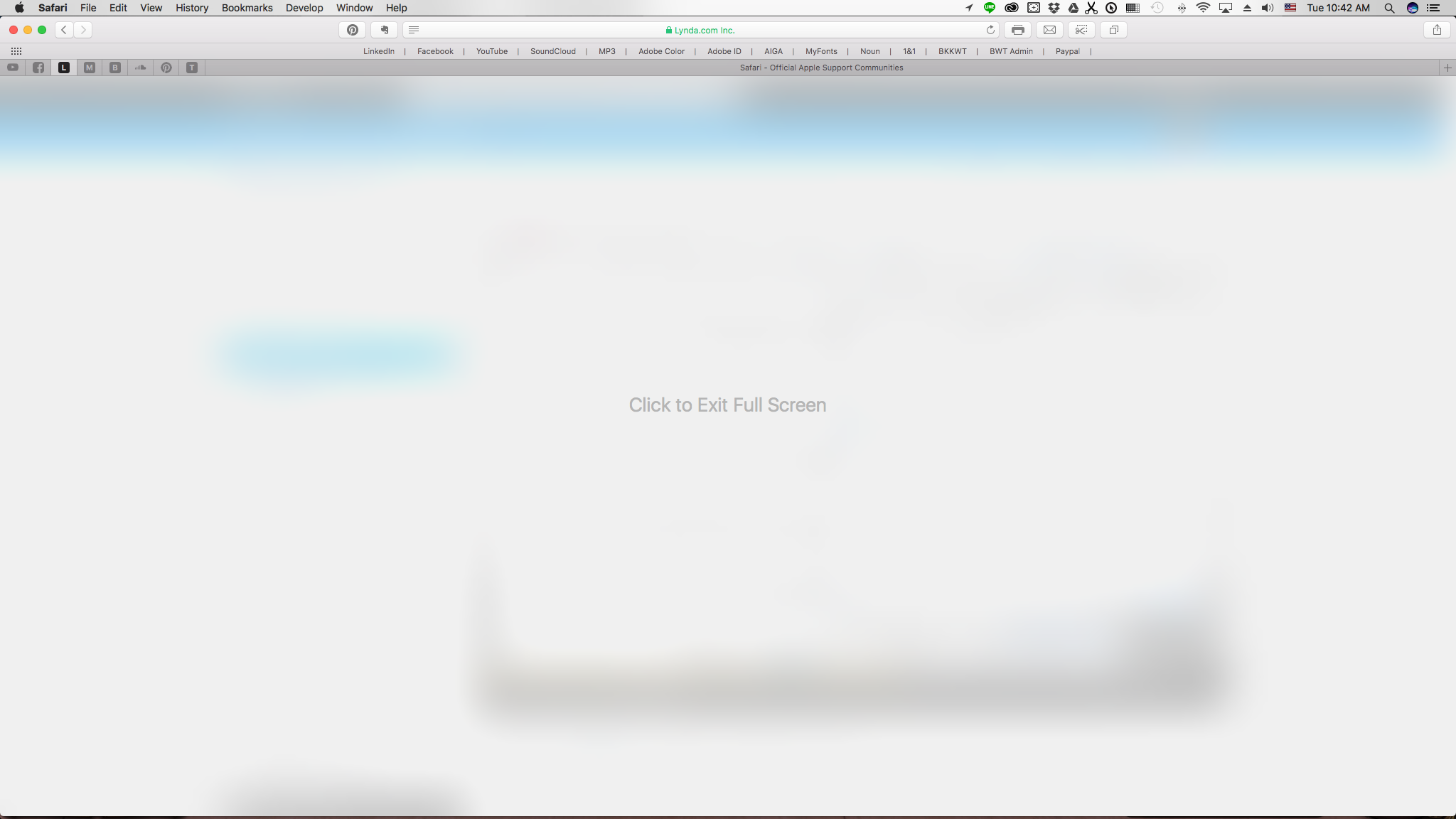 Disabling Click to Exit Full Screen after… - Apple Community