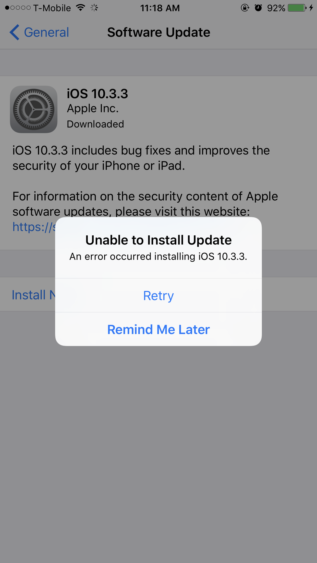 my iphone 7 plus wont let me to the iOS 1… - Apple Community