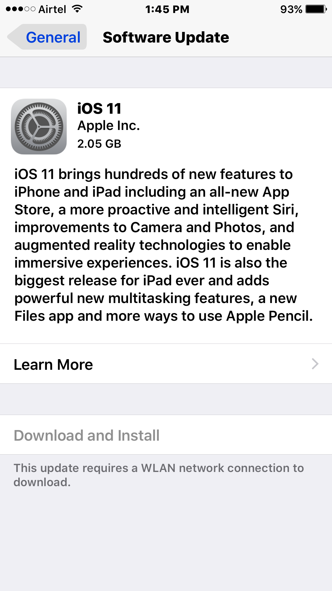 I cant upgrade my IOS to 11 may i know th… - Apple Community