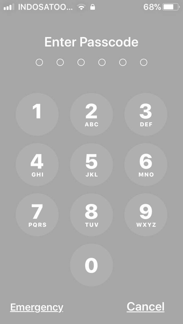 Passcode background is grey after updatin… - Apple Community