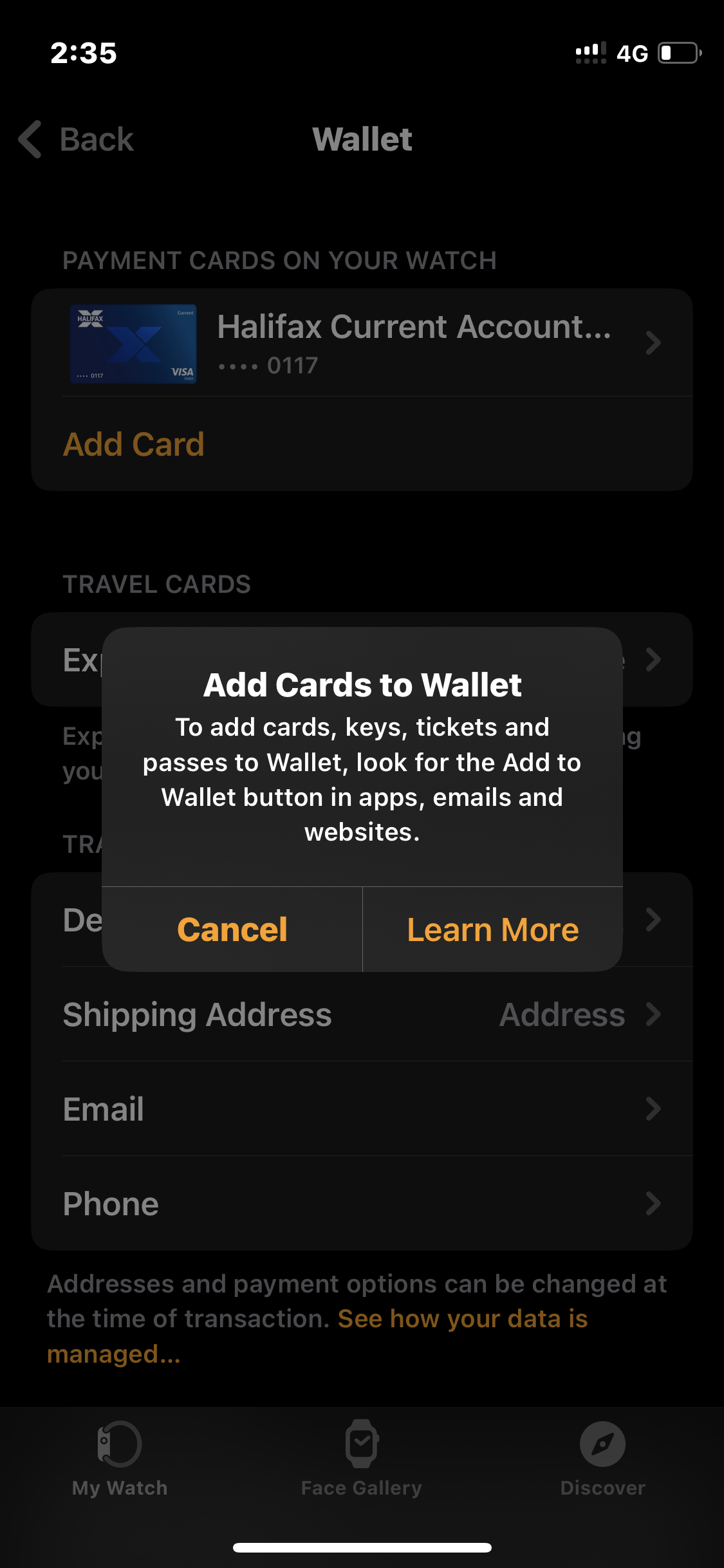 I couldn't add mh new debit card in apple… - Apple Community