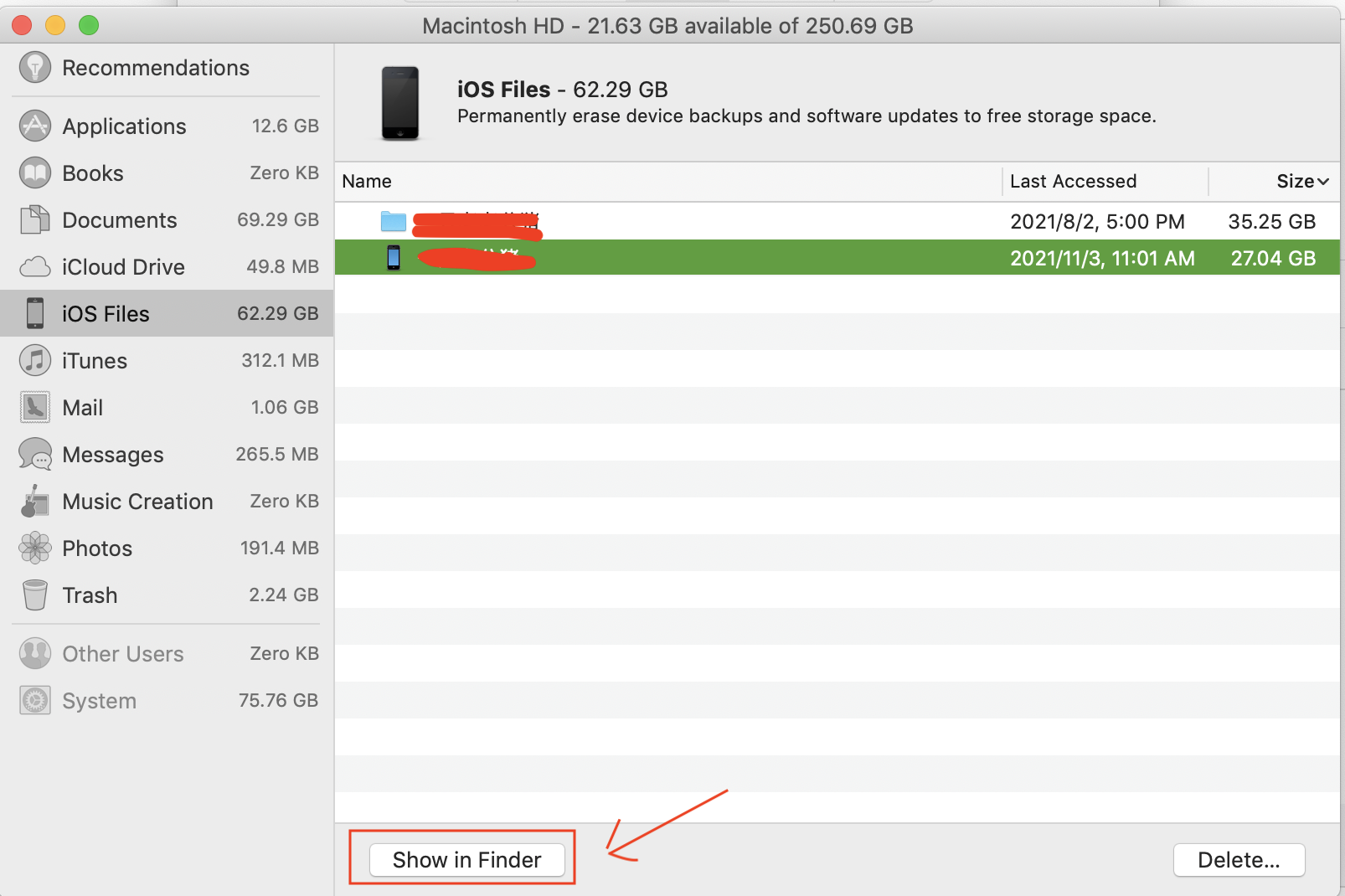 Why does "Show in Finder" not respond in … - Apple Community