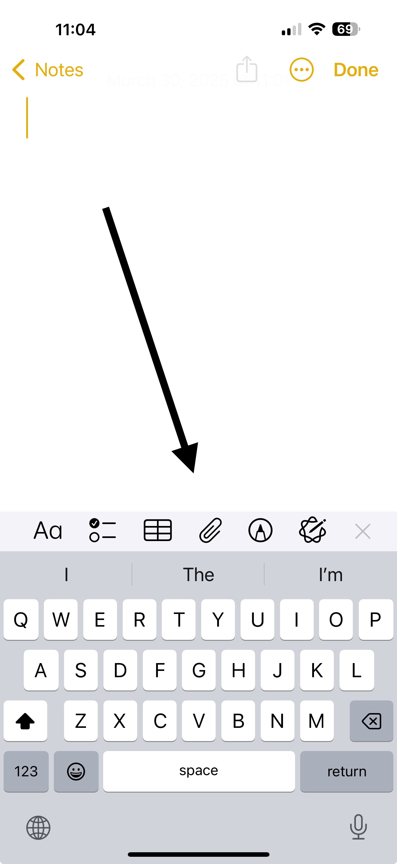 How do I access the paperclip icon in Not… - Apple Community