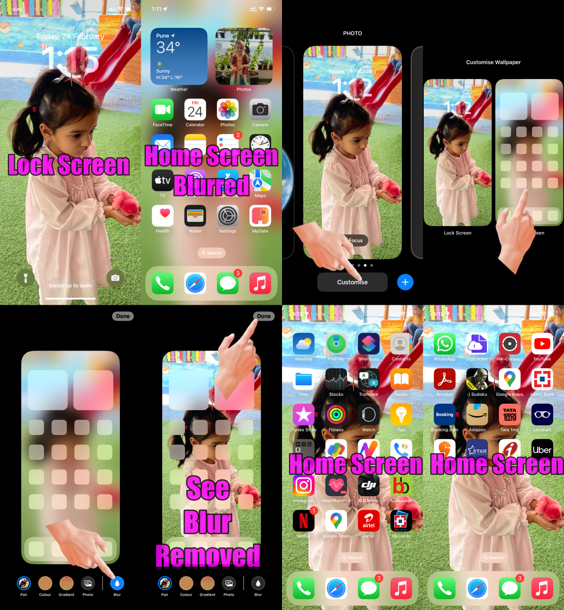 Home Screen Blur Option on iPhone 14 Pro … - Apple Community