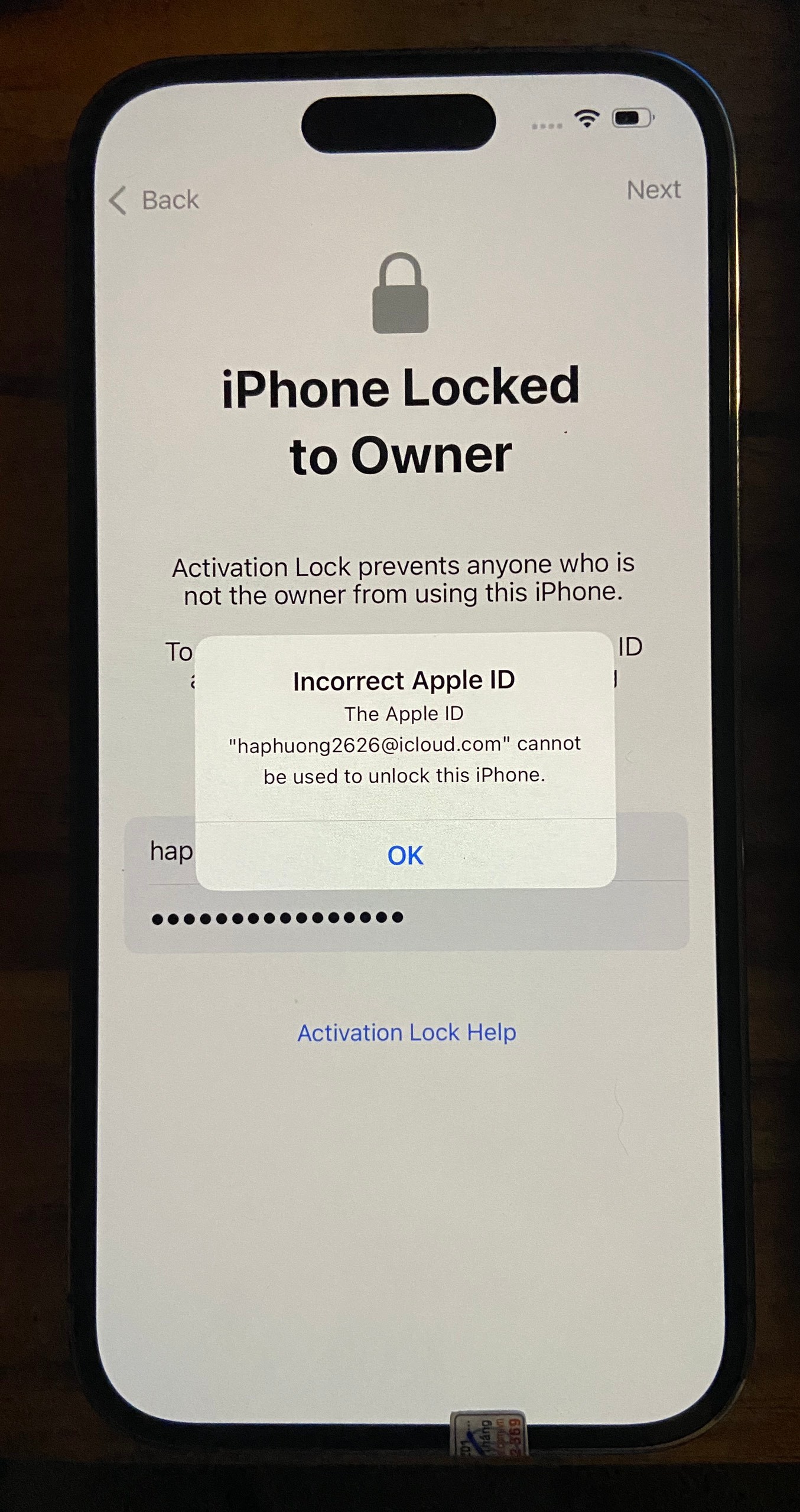 Because I had forgotten the ID and passwo… - Apple Community
