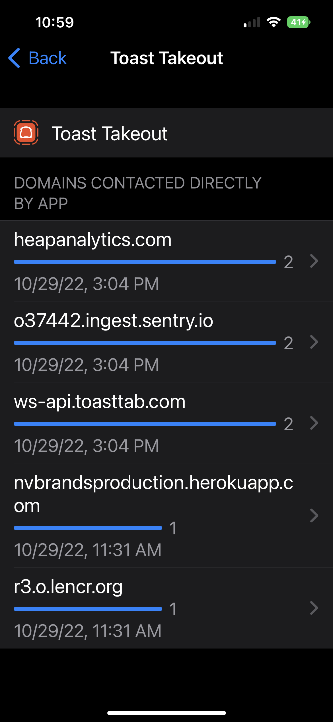 Toast takeout app - Apple Community