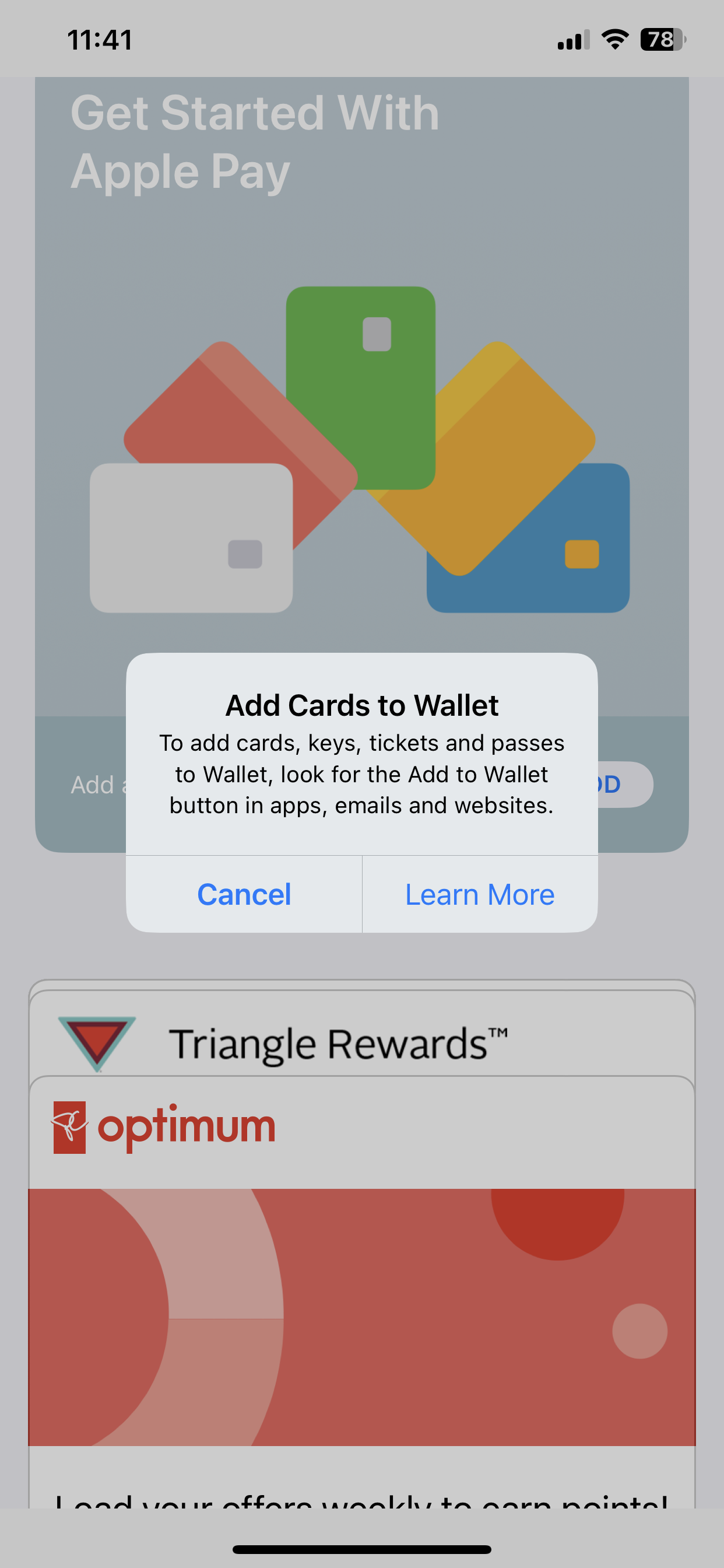 How to add card with wallet his doesn’t w… - Apple Community